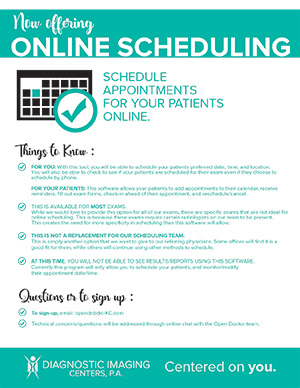 Clinician Portal - Diagnostic Imaging Centers, KC